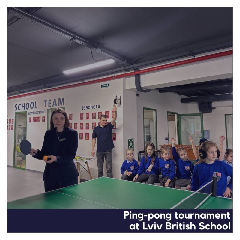 Ping-pong tournament - Lviv British School