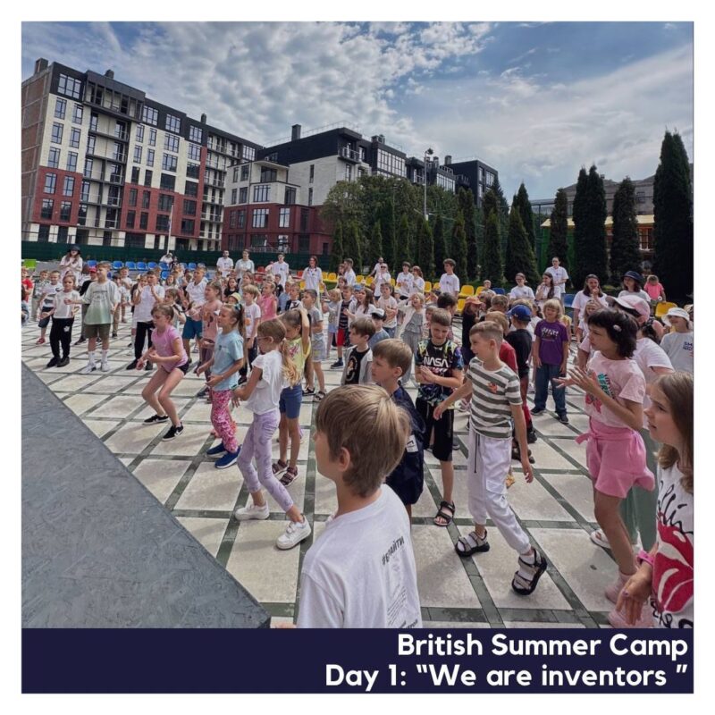 First day of the British Summer Camp "We are inventors" - Lviv British ...
